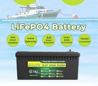 China 36V 100Ah Smart LiFePO4 Battery Pack With Bluetooth & CANBUS 4000 Cycles For Solar & UPS for sale