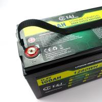 China Portable 12V 100Ah Lithium Ion Lifepo4 Battery Pack Rechargeable For Solar RV & Boat for sale