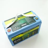 China Golf Cart 12v 100ah Lifepo4 Battery With Smart BMS Low Temperature Heating Mat for sale