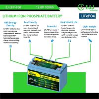 China 12.8V 125Ah BT Smart BMS Lifepo4 Battery For Camping RV Caravan for sale