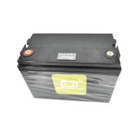 China Deep Cycle 12V 100ah BMS Lifepo4 Battery With LCD Monitor For RV Marine Solar Storage for sale