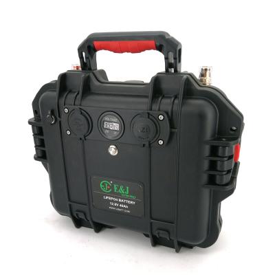 China 12V 40Ah Deep Cycle LiFePO4 Battery Pack Lightweight Waterproof For Trolling Motor Kayak for sale