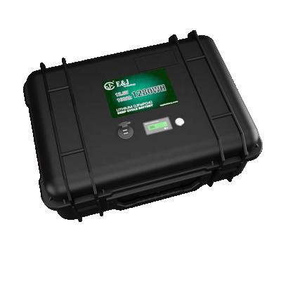 China 2000W 12V 100Ah LiFePO4 Portable Battery Power Station Waterpoof IP68 for sale