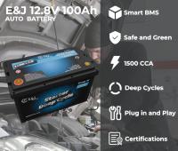 China BCI Group 31 12v 1500CCA Lfp Cranking Battery 100ah Dual Purpose Lithium for sale
