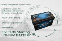 China BCI Group 31 12V 100Ah 1500CCA Lithium Ion Battery Pack Lifepo4 High Capacity For Car Audio Systems for sale