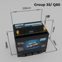 China BCI Group 35 12V 50Ah 60Ah 700CCA 900CCA Lithium Car Start Battery For Mercedes Benz Honda for sale