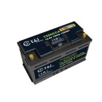 China 1500 CCA 12V 100Ah Bluetooth LiFePO4 Starter Battery For Auto Campervan Marine for sale