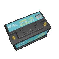 China Self Heating Din80 Type H7 Size Bluetooths Lithium Ion Battery 12V 100Ah LiFePO4 Pack For Low Temperature Application for sale
