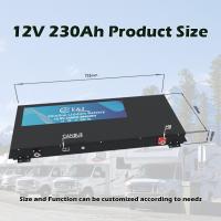 China 12.8V 230Ah Ultra Slimline Lithium Ion Battery Pack Deep Cycle BMS Integrated For Camper Van for sale