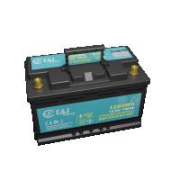 China 12.8V 100Ah H6 BT Heating LiFePO4 Battery Pack VW T5 T6 T6.1 Underseat +4000 Cycles for sale