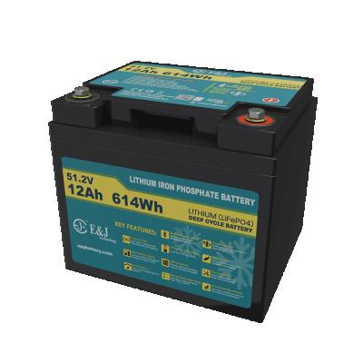 China 48V 12Ah LifePO4 Battery Pack Bluetooth Smart BMS Lightweight For E Bike E Scooter for sale