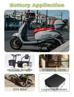 China 48V 12Ah Smart LifePO4 Battery Pack 6000 Cycles For Electric Bike Scooter Mobility Cart for sale