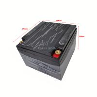 China ABS Plastic Lifepo4 Battery Case 12V 24ah Lithium Battery Pack Box For Assembly Or DIY for sale