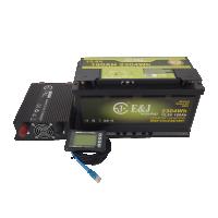 China 12V 180Ah LiFePO4 RV Lithium Battery System 60A DCDC MPPT 2 In 1 Charger Precision Monitor for sale