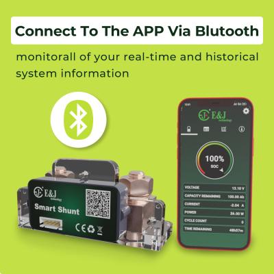 China Smartshunt Wireless Battery Monitor 500A With History Data Record Bluetooth App Control for sale