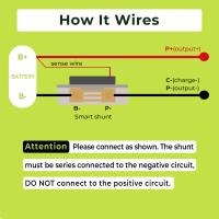 China Smart Shunt Wireless Battery Monitor IP68 Waterproof Digital Indicator Real Time Voltage SOC for sale