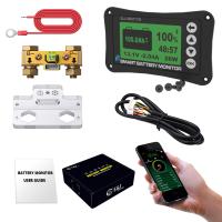 China Lithium Lead Acid Battery Pack Monitor Shunt 500A With For APP History Record Audible Alarm RS485 8-80V for sale