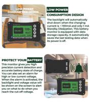 China Lithium Lead Acid Battery Pack Monitor Shunt 500A With For APP History Record Audible Alarm RS485 8-80V for sale