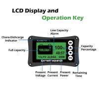 China Lithium Lead Acid Battery Pack Monitor Shunt 500A With For APP History Record Audible Alarm RS485 8-80V for sale