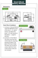 China 500A BT Smart Shunt Current Battery Monitor For Lithium Batteries 8-80V For Battery Pack Use for sale