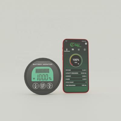 China Smart Battery Monitor With 500A With 3 Meters Cable Quick Connect Shunt CSV Export & Historical Data for sale