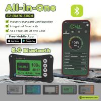 China 12V 24V 48V Smart Shunt Battery Monitor 75A 150A 500A For Solar RV Battery Pack for sale