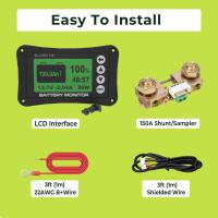 China EJ BC16 Smart Shunt Battery Coulometer 150A For Forklift Golf Cart Solar System for sale