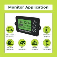 China 75A Current Shunt Battery SOC Meter Capacity Tester For Lithium Lead Acid E Bike E Scooter Motorcycle for sale