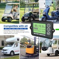 China Realtime Shunt SOC Meter Current Battery Monitor Forklift 75A 150A 500A Shunt For Electric Bicycle RV AGV for sale