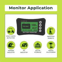China 500A Wireless Battery Monitor SOC Meter For Marine RV Off Grid Industrial High Load System for sale