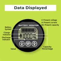 China Smart Shunt LCD Wireless Battery Monitor 6M Shielded Cable Battery Guard For Battery Pack for sale