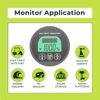 China Smart Shunt LCD Wireless Battery Monitor 6M Shielded Cable Battery Guard For Battery Pack for sale