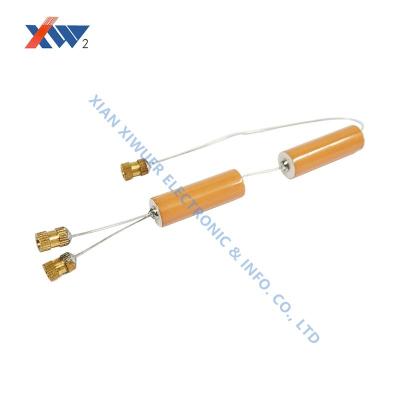 China Customized High Voltage Ceramic Capacitor Rod 36KV 45PF Coated Available for sale