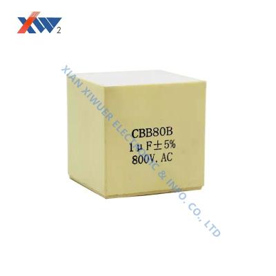 China CBB80B 800 VAC High Voltage Film Capacitor AC Metallized Light Weight for sale