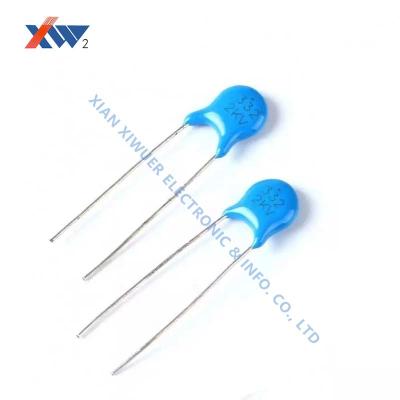 China 3KVAC 82PF Live Line Ceramic Capacitor with Dielectric Loss < 0.004 for High Voltage Switch Gear for sale