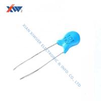 China High Voltage Ceramic Capacitor 24kV 50pF with Low Dissipation Factor for High Voltage Coupling and Coaxiality < 2.0 for sale