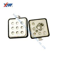 China Square 240V 40 Silver MOV Disc Metal Oxide Varistor Surge Protective Device Arrester Electrode for sale