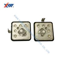 China Square 240V 40 Silver MOV Disc Metal Oxide Varistor Surge Protective Device Arrester Electrode for sale