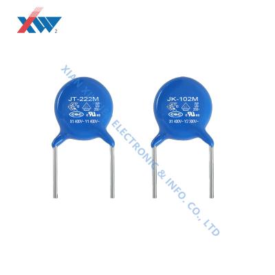 China 125VAC / 250VAC / 300VAC Safety Capacitor 10 - 82pF / 100 - 102pF / 471 - 472pF for sale