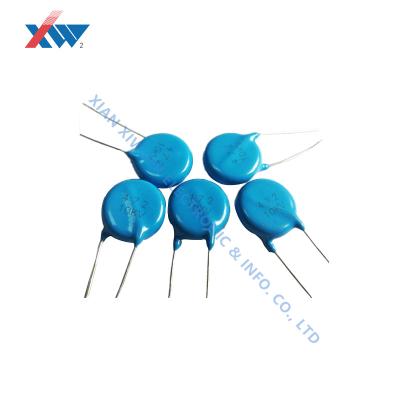 China High Voltage Ceramic Disc Capacitor With Silve Contact 10KV DC ~ 50 Kv DC 100 ~ 10000 PF for sale