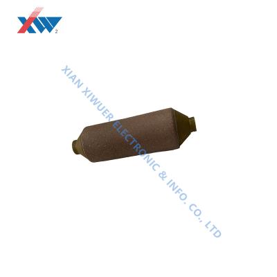 China Sandblasting High Voltage Ceramic Capacitor Firewire Axial Ceramic Capacitor 24KV 75pF for sale