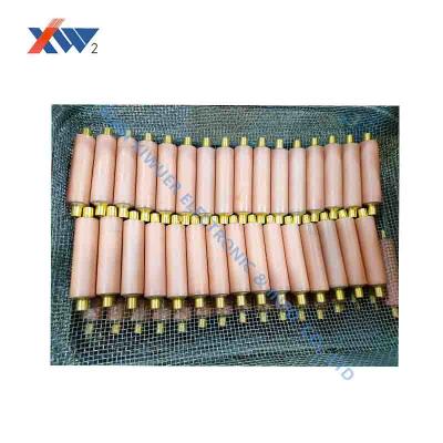 China Ceramic capacitor rod for capacitive Insulators 6KV 150pf  high voltage for sale