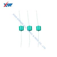 China 10kv 100pF epoxy coated axial capacitor MLCC small size ceramic capacitor high voltage used in switch electronics for sale