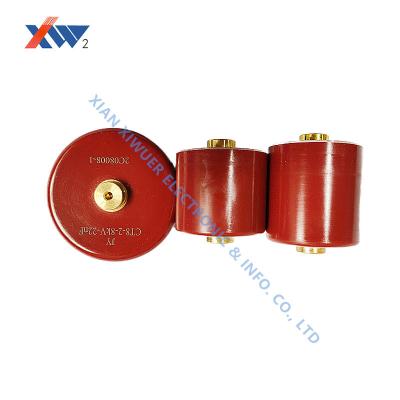 China 30kV 5000pF High Voltage Doorknob Capacitor with Screw Terminal for Temperature Monitoring and Custom Applications for sale