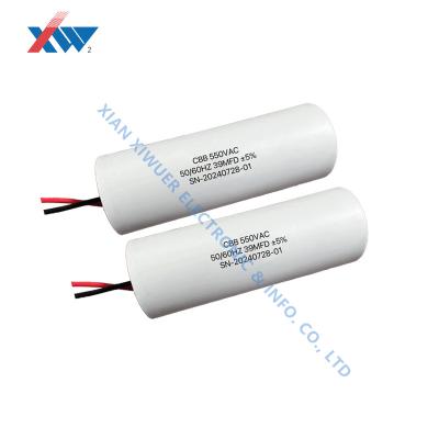 China Metalized Polypropylene Film Capacitor 550VAC 39μF With Lead High Current for Inverter for sale