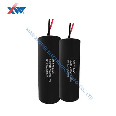 China Black Film Capacitor 525V 66μF With Lead Self Healing Capacitor With Inductance For High Voltage Generator for sale