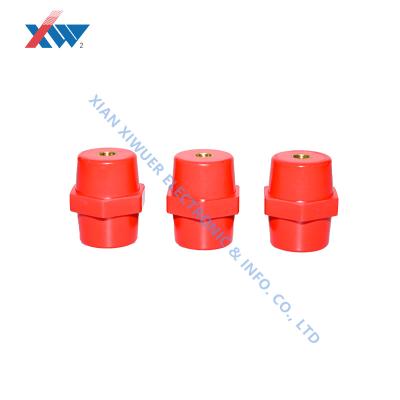 China Epoxy Resin Low Voltage Isolator support busbar insulator SM25-M5 brass thread  standoff insulator used for Renewable Energy Systems for sale