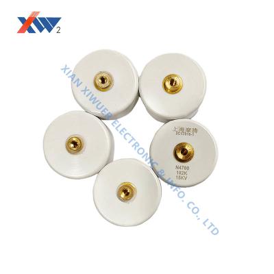 China Doorknob Capacitors 15kV Rated Voltage 2500pF Operating Temperature Range for High / Low Frequency for sale