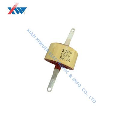 China Low Frequency Ceramic Capacitor High Voltage Doorknob Capacitors with 15KV-1000PF for sale