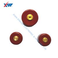 China 30kV 12000pF High Voltage Doorknob Capacitor 45x19x23mm for sale